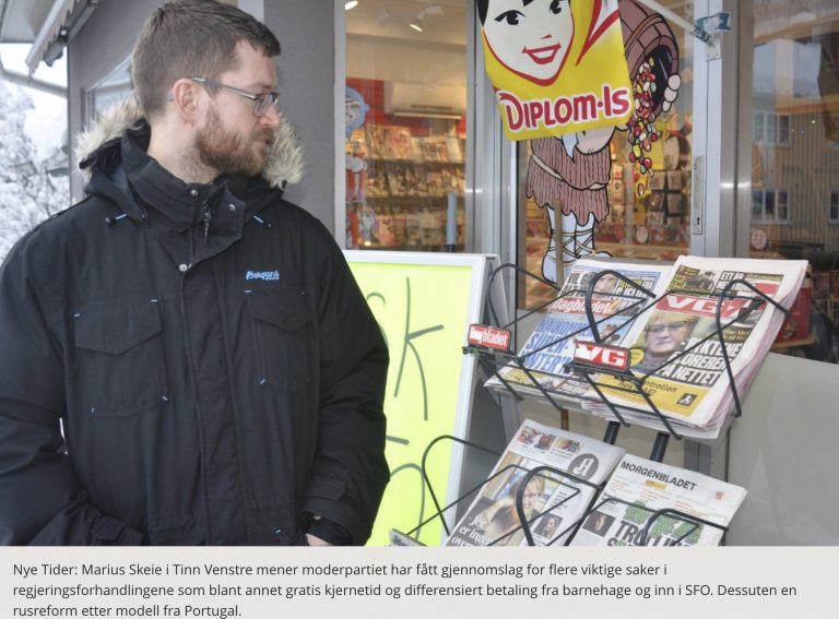 Regjering - Tinn Venstre