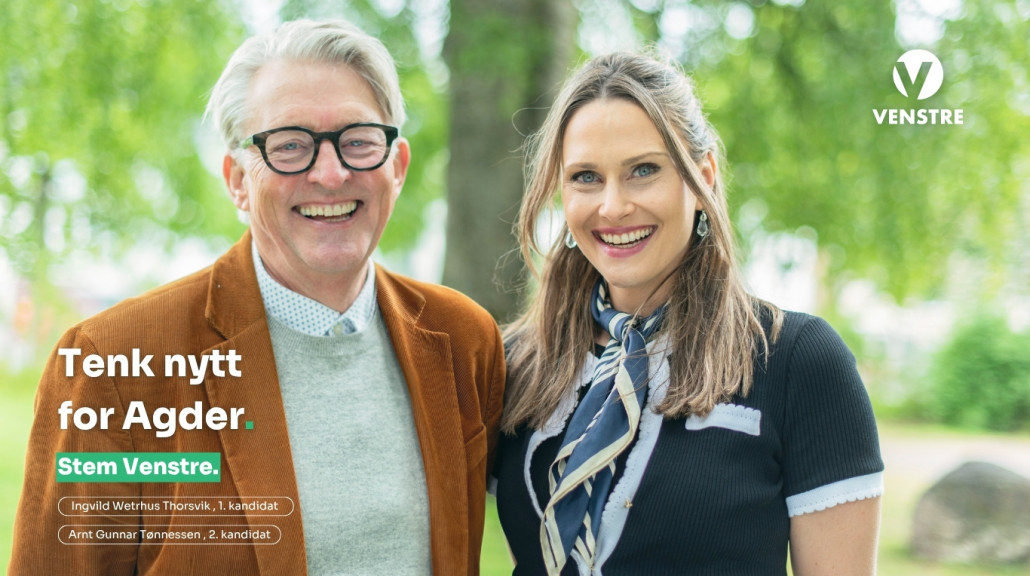 Hva vil Ingvild og Arnt Gunnar gjøre på Stortinget? - Agder Venstre